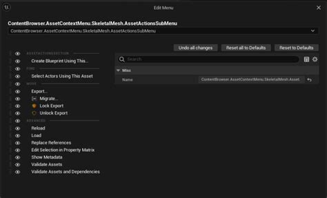 Extending Tool Menus In The Editor Via C Tools Development Blog