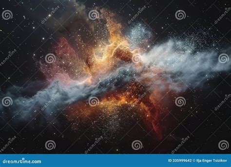 Cosmic Dance Of Creation Vibrant Interstellar Clouds Of Gas Dust And
