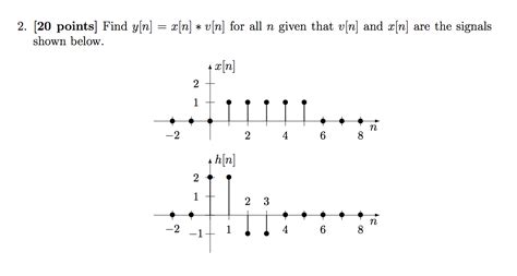Solved Find Y N X N V N For All N Given That V Chegg Com