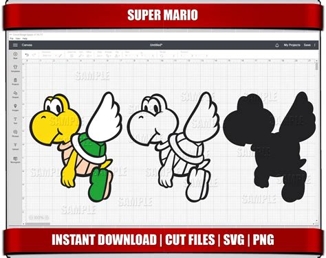 Mario Svg Mario Png Clipart Luigi Svg Mario Birthday Svg For Etsy