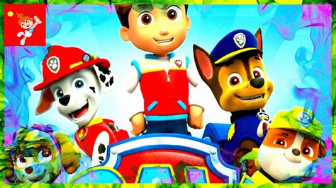 Щенячий патруль Райдер и Гонщик Пазлы Youtube