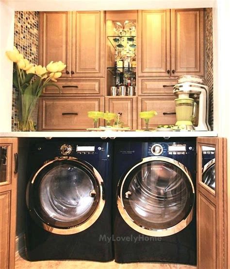 How To Hide Washer And Dryer In Kitchen Washing Machine Placement