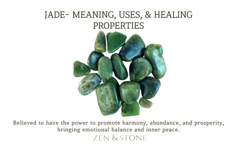 Jade Meaning Uses Healing Properties Zen And Stone