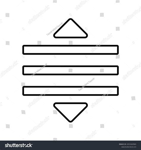 Drag Reorder Icon Line Style Stock Vector Royalty Free 2253167841 Shutterstock