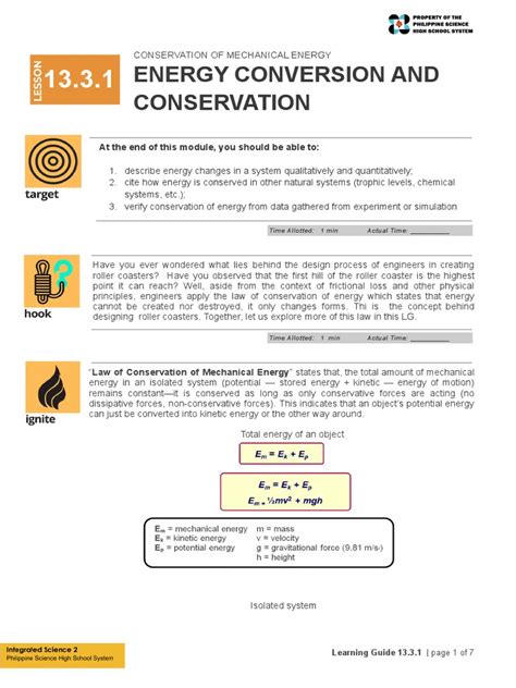 Slg 1331 Energy Conversion And Conservation Pdf
