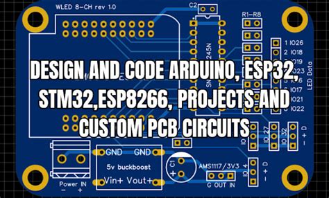 Conception De Pcb Conception De Prototype Dassemblage De Pcb Esp32 8266 Stm32 Firmware Iot