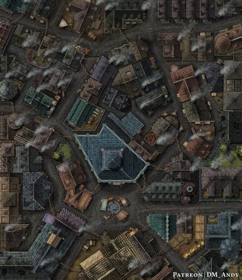 The City Of Marionettes 52x60 Fantasy City Map Fantasy World Map