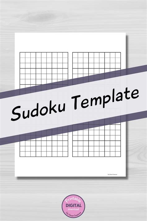 Blank Sudoku Templates