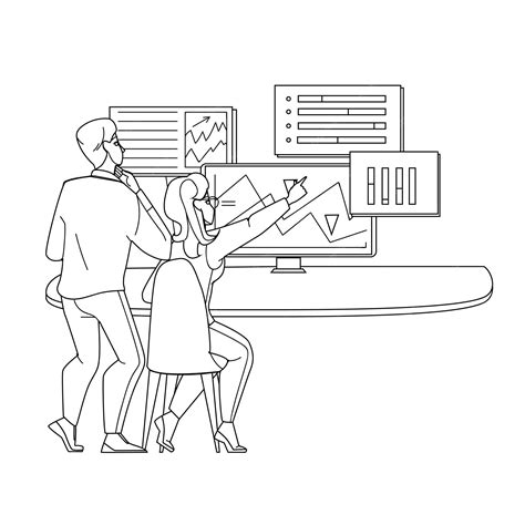 Premium Vector Data Analyst Vector