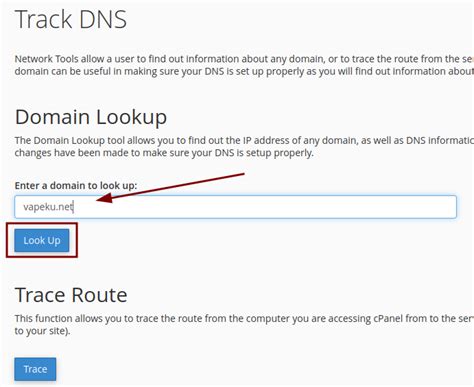 Cara Mengetahui Dns Menggunakan Track Dns Di Cpanel