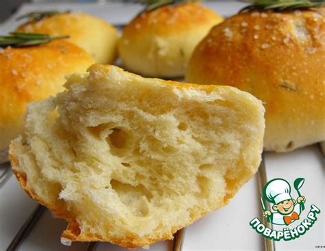 Хлебные булочки с розмарином – кулинарный рецепт