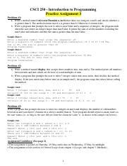 Practice Assignment 3 Pdf CSCI 250 Introduction To Programming Practice Assignment 3 Problem