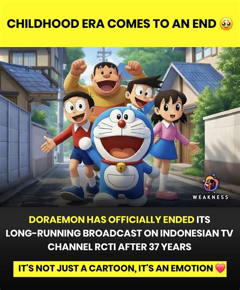 Weakness Doraemon Has Officially Ended Its Long Running Broadcast On