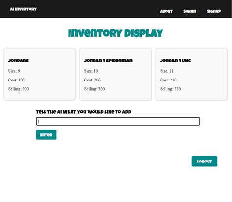 Auto Inventory Devpost