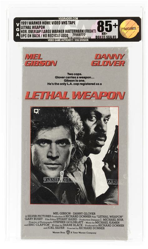 Hakes Lethal Weapon 1991 Warner Home Video Vhs Tape Vga 85 Nm Gold