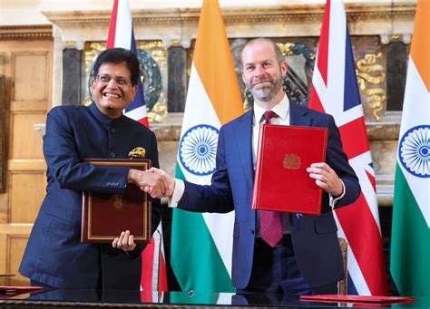Indiauk Ceta Signed To Boost Inclusive Growth For Farmers Msmes