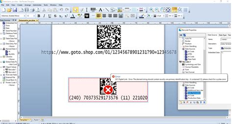 Gs1 Data Matrix Ai Code 240 Not Displaying Correctly When I Scan My