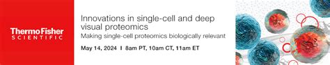 Innovations In Single Cell And Deep Visual Proteomics