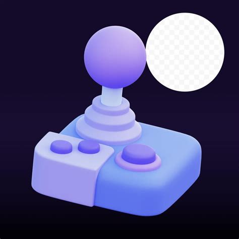 Premium Psd Joystick 3d Illustration Premium Psd Joystick 3d Illustration