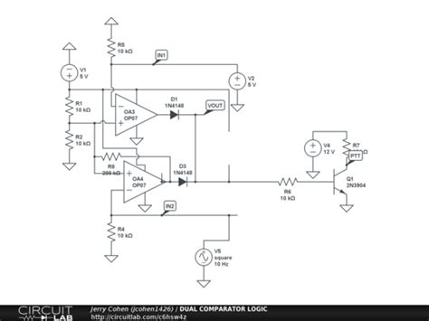 DUAL COMPARATOR LOGIC CircuitLab