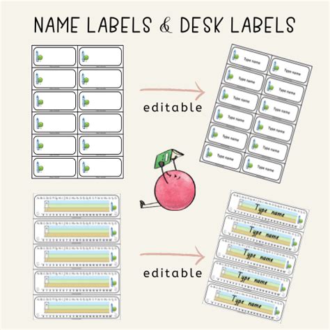 Mash School Scoil Dot Dudes Class Labels