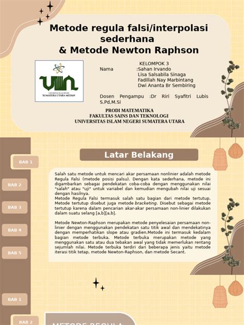 metode regula falsi dan newton raphson pdf