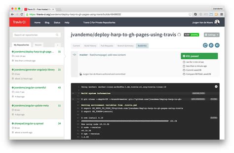 How To Use Travis Ci To Automatically Deploy A Harpjs Application To Github Pages