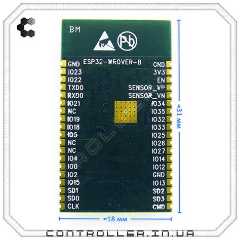 Купить Модуль Esp32 Wrover Ib Wi Fi Bluetooth цена 337 ₴ — Promua Id1610820990