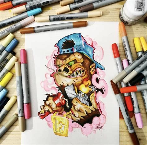 How To Draw My New Graffiti Character