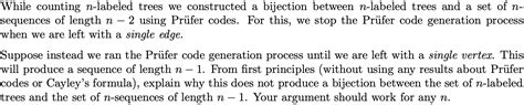 Solved While Counting N Labeled Trees We Constructed A