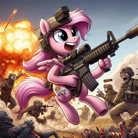 Mlp X Call Of Duty Pegasus Shooting Zombies Ai By Tomartista On Deviantart