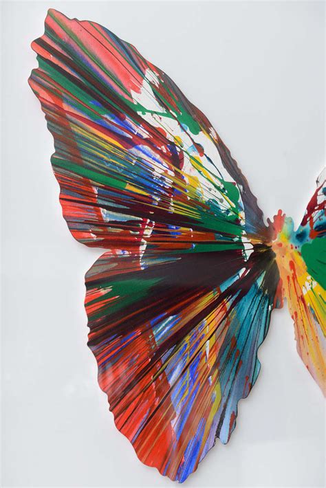 Damien Hirst Spin Art Butterfly Ukraine 2009 At 1stdibs Damien