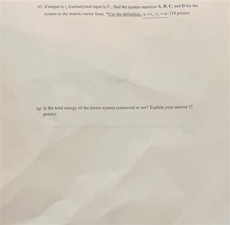 Solved Problem Consider The DC Motor System Shown Below Chegg