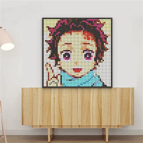 Pixel Art Demon Slayer Tenjiro｜creatibrick Creatibrick