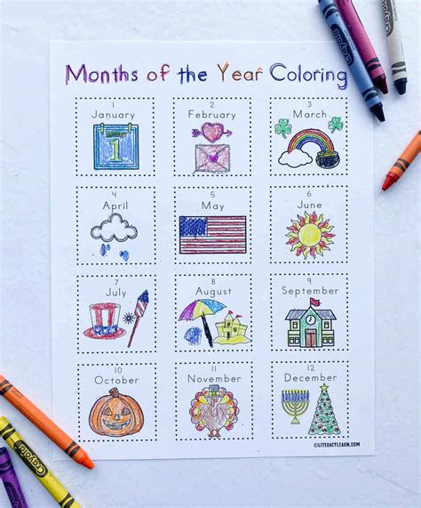 Months Of The Year Worksheets 5 Free Printables Literacy Learn