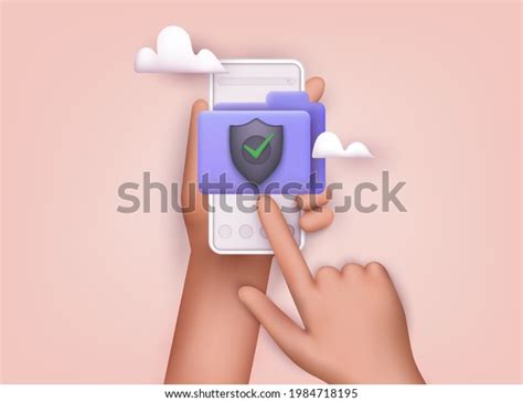 보안 기밀 파일 폴더 액세스 및 스톡 벡터로열티 프리 1984718195