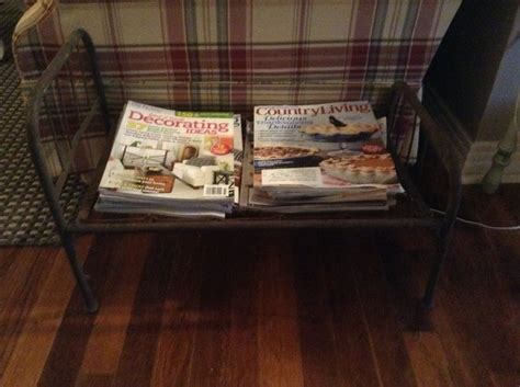 Cute Old Rusty Doll Bed Aka Magazine Rack