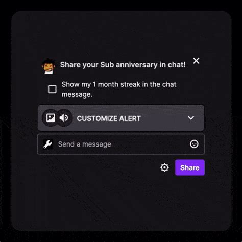 alertas de twitch para suscripciones renovadas interactivas