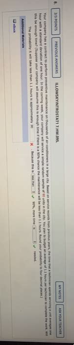 Solved My Notes Ask Your Teacher And W Points Previous Answers