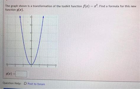[answered] The Graph Shown Is A Transformation Of The Toolkit Geometry