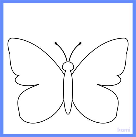 Butterfly Template For Teachers Perfect For Grades 1st 2nd 3rd 4th K Pre K Arts And Music