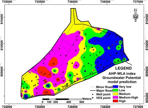 Groundwater Potential Index Gwpi Map Based On The Ahp Model Approach
