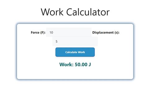 Work Calculator Savvy Calculator