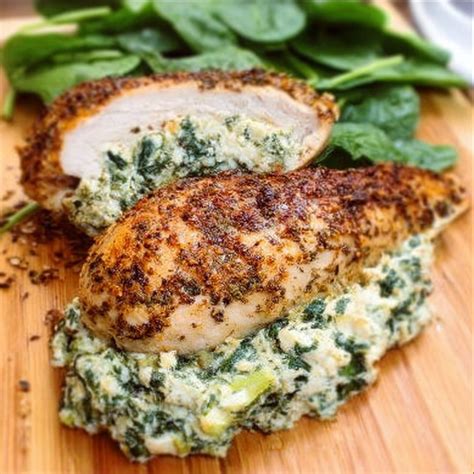 Spinach And Feta Stuffed Chicken Breasts 5 Easy Steps For Juicy