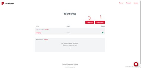 纯前端实现发送邮件（formspree Vue Elementui ）前端代码内网发送邮件 Csdn博客