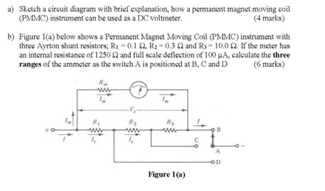 Solved A Sketch A Circuit Diagram With Brief Explanation