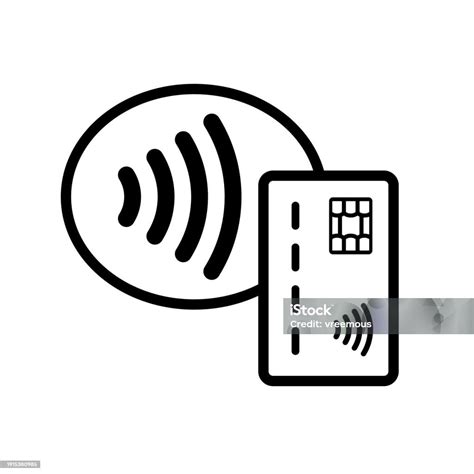 Contactless Payment Icon Of A Card And Card Reader Stock Illustration Download Image Now Atm