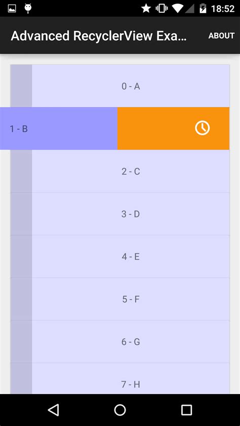Android 용 Advanced RecyclerView Examples APK 다운로드