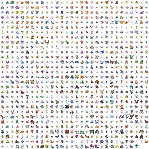 Pokemon Sprites Pixel