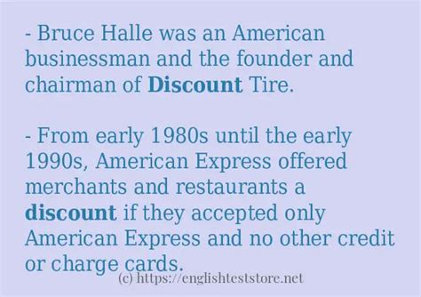 Sentence Example Of Discount Englishteststore Blog